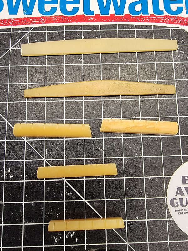 Stewart Macdonald Stewmac Martin & Gibson Bone Nuts And | Reverb