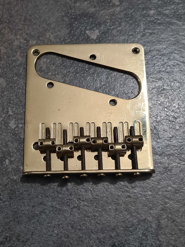 Vintage Mighty Mite Brass Telecaster Bridge 1970s Schecter | Reverb