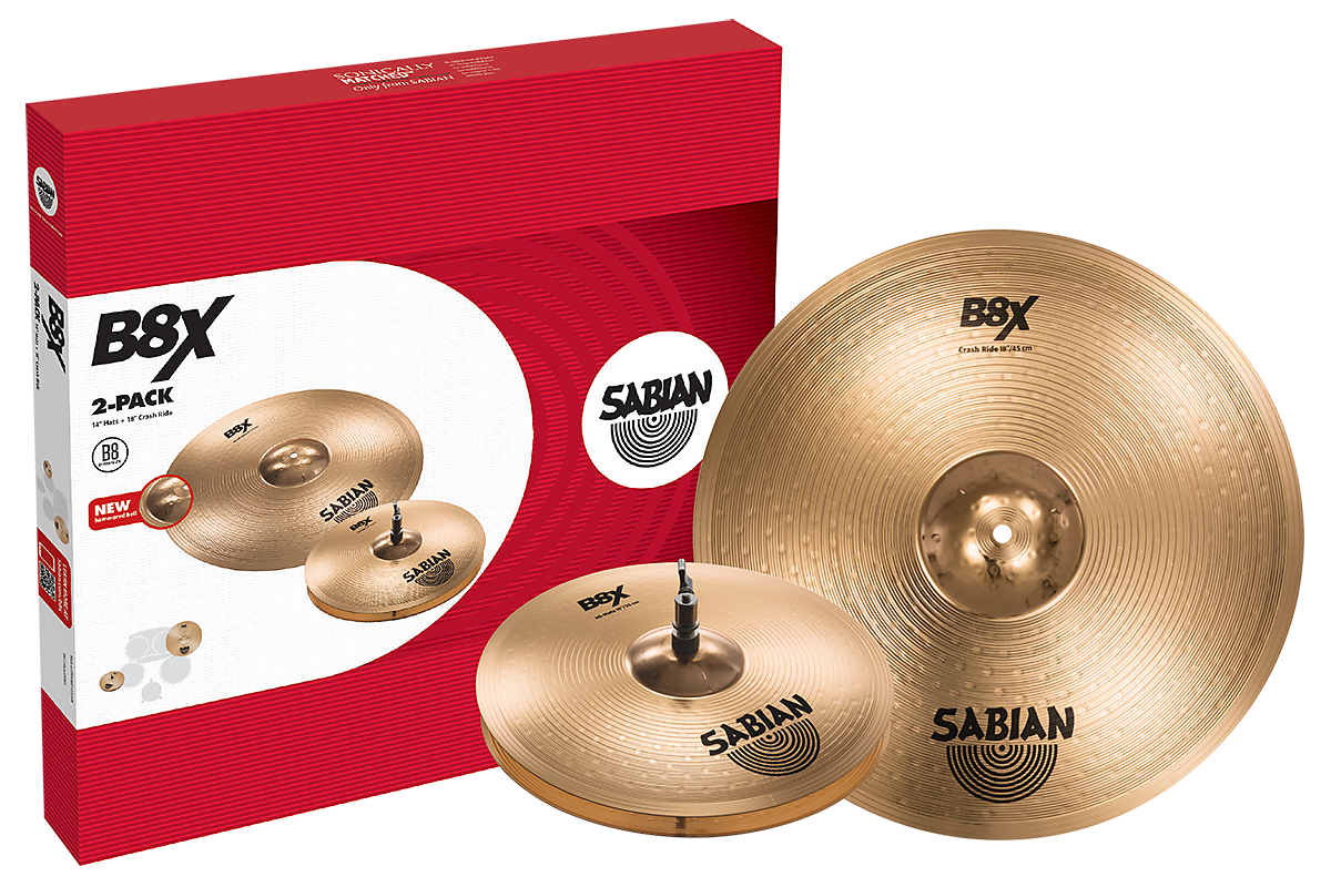 Sabian B8X 2-Pack 14/18" Cymbal Pack | Reverb Australia