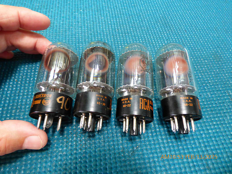 4 RCA 6L6 GC tubes.... | Reverb