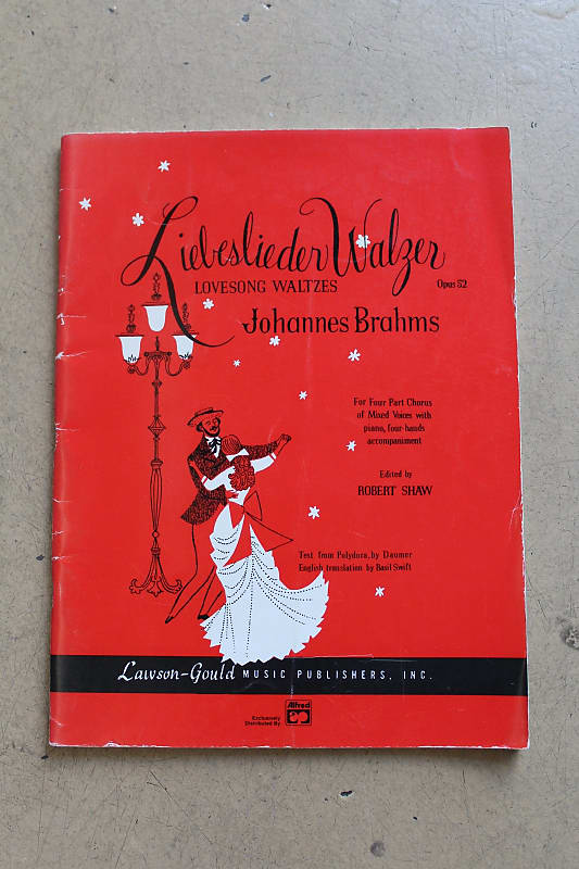 Alfred Liebeslieder Walzer Lovesong Waltzes Opus 52 Johannes | Reverb