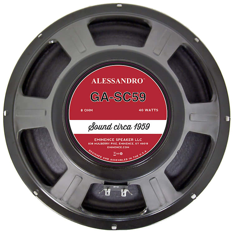 Eminence GA-SC59: 12″ Alnico Guitar Speaker by George | Reverb Eminence GA-SC59: 12″ Alnico Guitar Speaker by George | Reverb