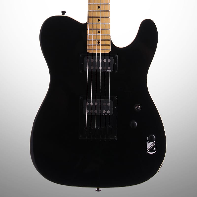 Schecter PT Electric Guitar, Black | Reverb