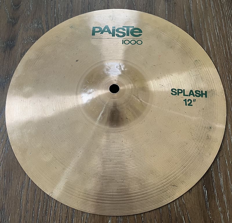 Paiste 1000 12" Splash Cymbal Germany Green Label Free | Reverb