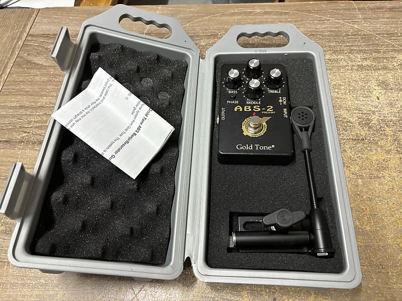 Gold Tone ABS Banjo Mic pickup with Preamp | Reverb