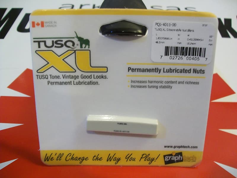 Graph Tech TUSQ XL Gibson Style Nut Blank - PQL-4011-00 | Reverb
