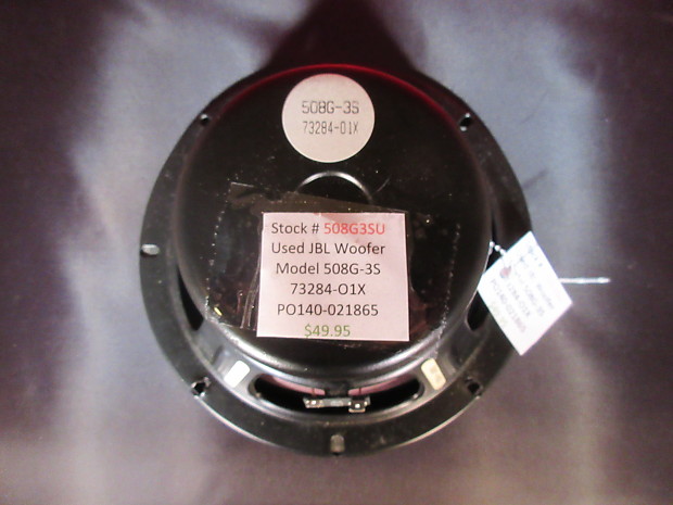 Used JBL 508G-3S 8" Woofer | Reverb