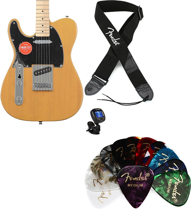 Squier Affinity Series Telecaster Left Handed Electric Guitar | Reverb