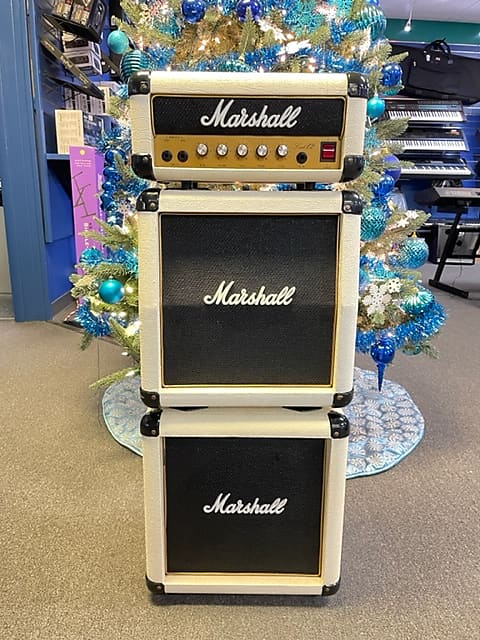 Marshall 3005 Lead 12 Mini Stack 1986 - White Tolex | Reverb