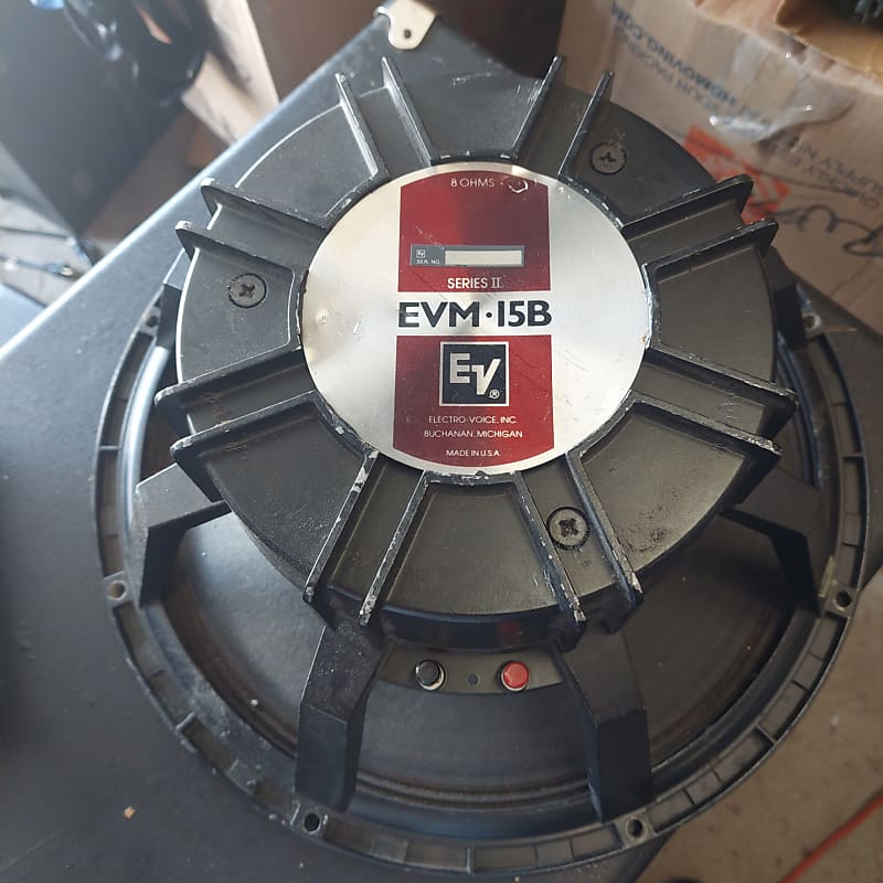 Ev EVM 15b 8 Ohm 1990s Black | Reverb