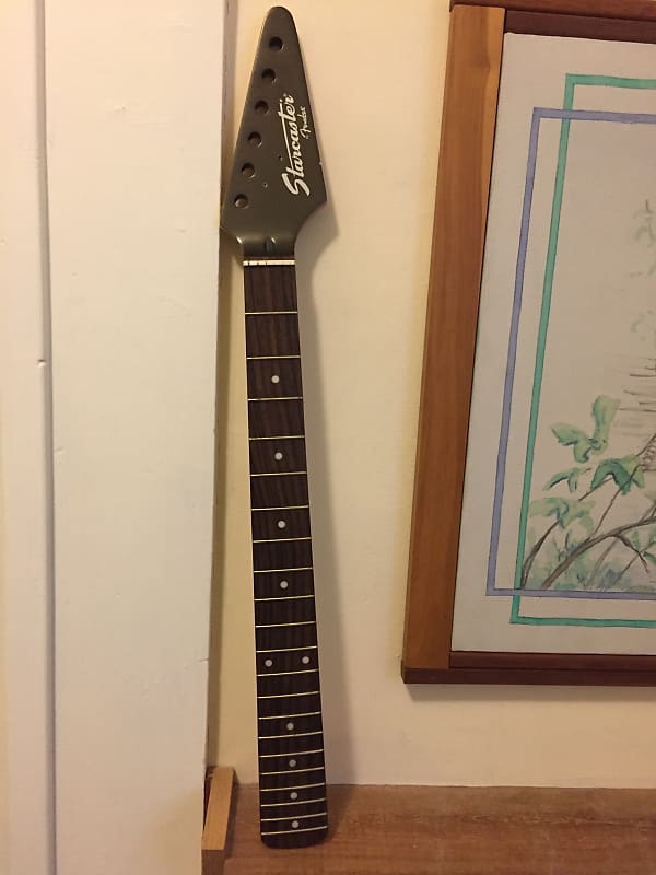 Fender Starcaster neck “Katana” arrowhead style | Reverb