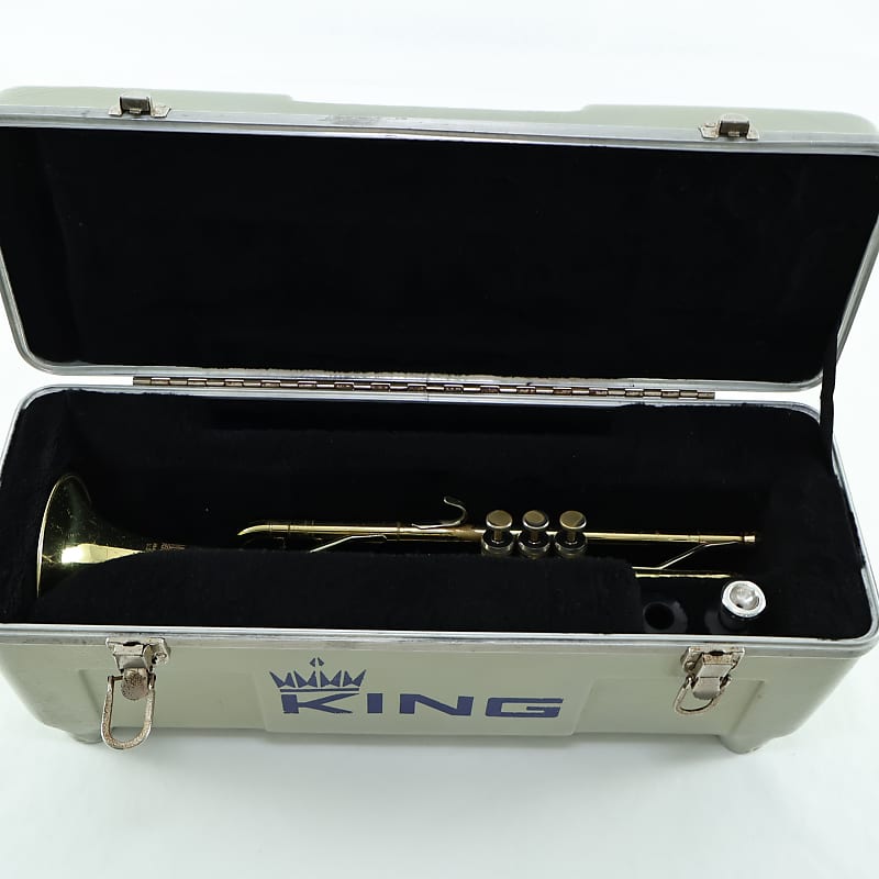 King Model K10 Professional Marching Bb Trumpet SN 429825 | Reverb