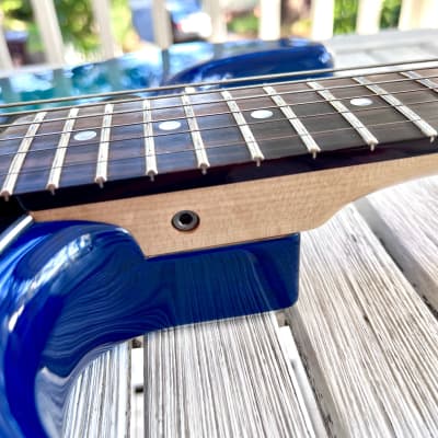 Warmoth Stratocaster Blue Burst HSS | Reverb