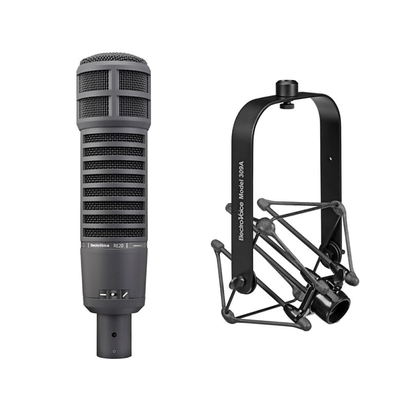 Electro-Voice RE20 Broadcast Announcer Microphone with | Reverb