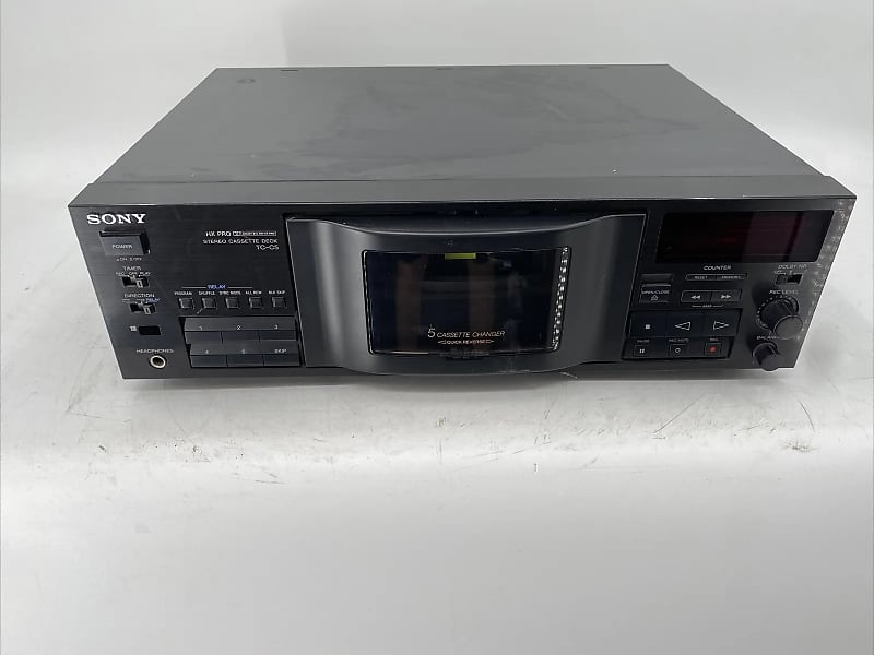 Sony TC-C5 5 Stereo Cassette Tape Deck Changer - Tested - | Reverb