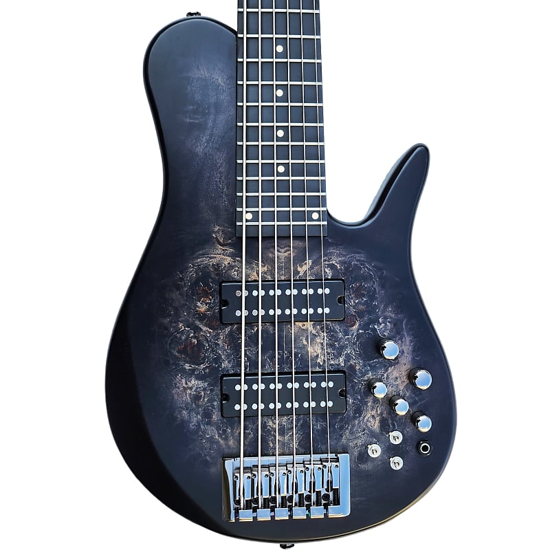 CLIP ORCA 6STRING Single Cut BASS 2024 - BLACK satin | Reverb