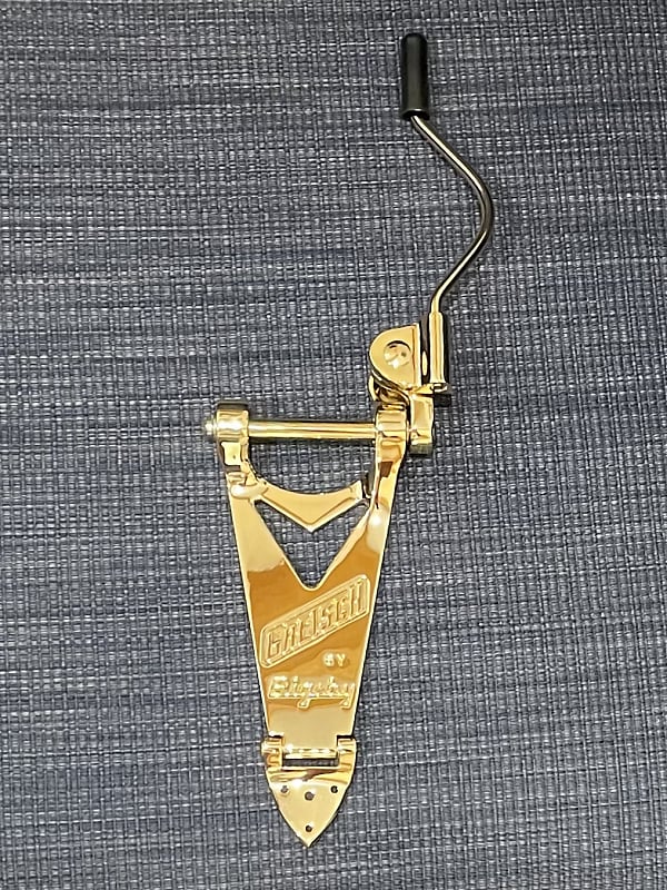 Gretsch Gold V Bigsgy B6-G with Chet Atkins Wire Arm Vibrato | Reverb