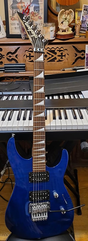 Jackson DX10D Dinky Deep Blue Japan 2002 Original Hard Shell | Reverb