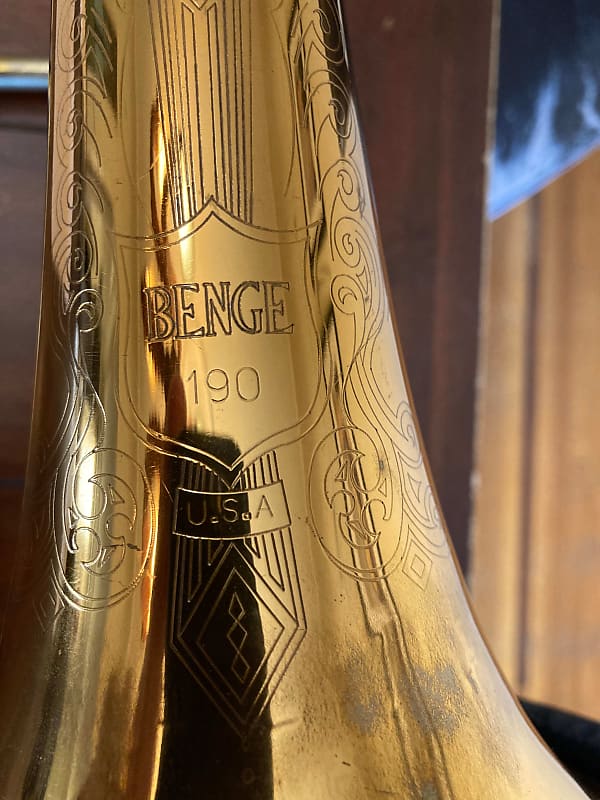 Benge 190 Trombone with F trigger, Shilke 50 mpc and leather | Reverb
