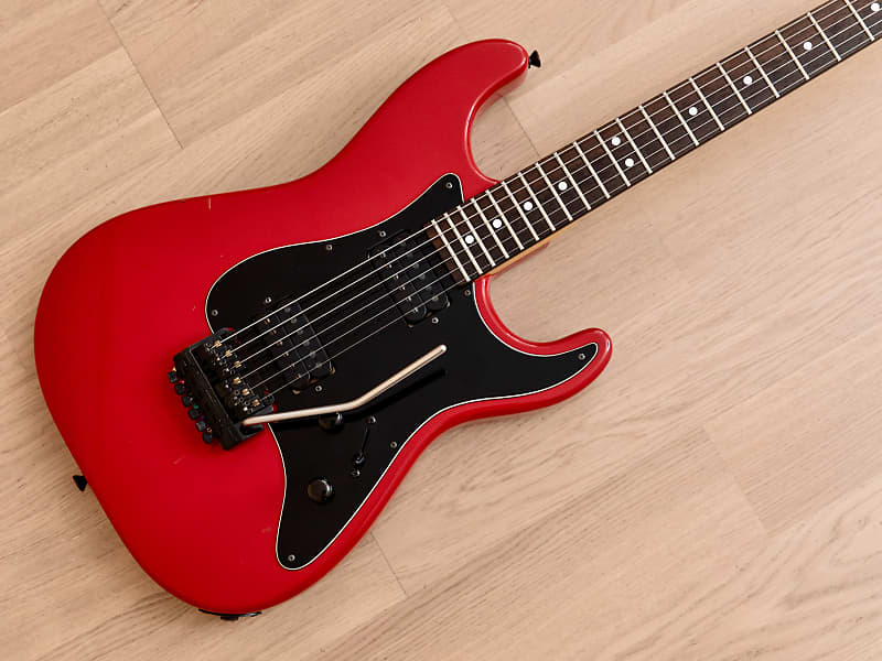 1986 Charvel Model 3A Vintage Electric Guitar Superstrat Red | Reverb