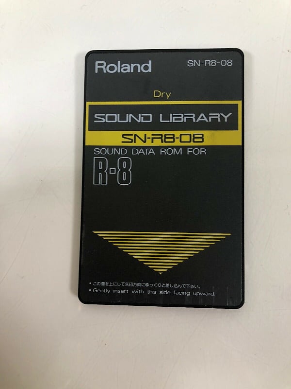 Roland SN-R8-08 " Dry " PCM Rom card for R8 R8mkII & R8M | Reverb UK