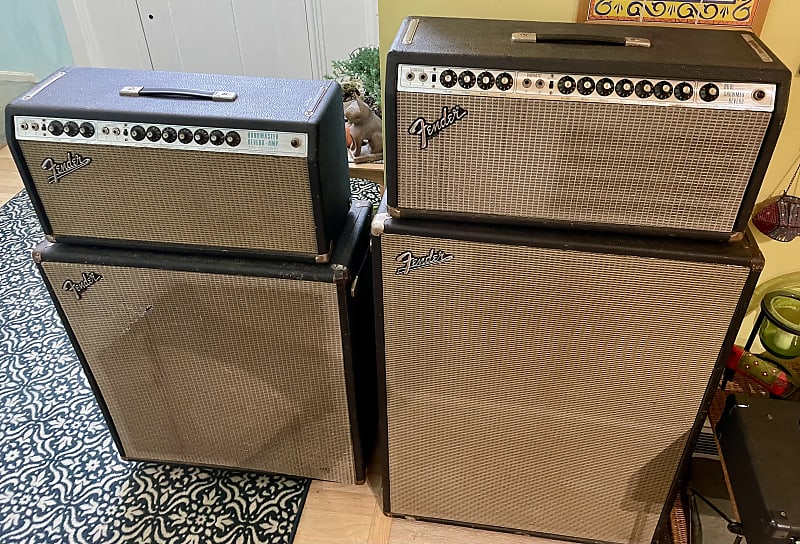 Fender Vintage Dual Showman and Bandmaster Reverb Amps w | Reverb