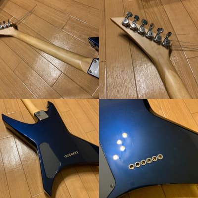 MIJ Jackson Stars Warrior 2000’s Metallic navy | Reverb