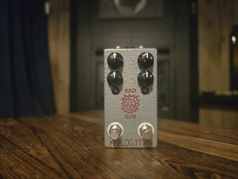 Analogman Dual Bad Bob Booster & Drive - Silver | Reverb