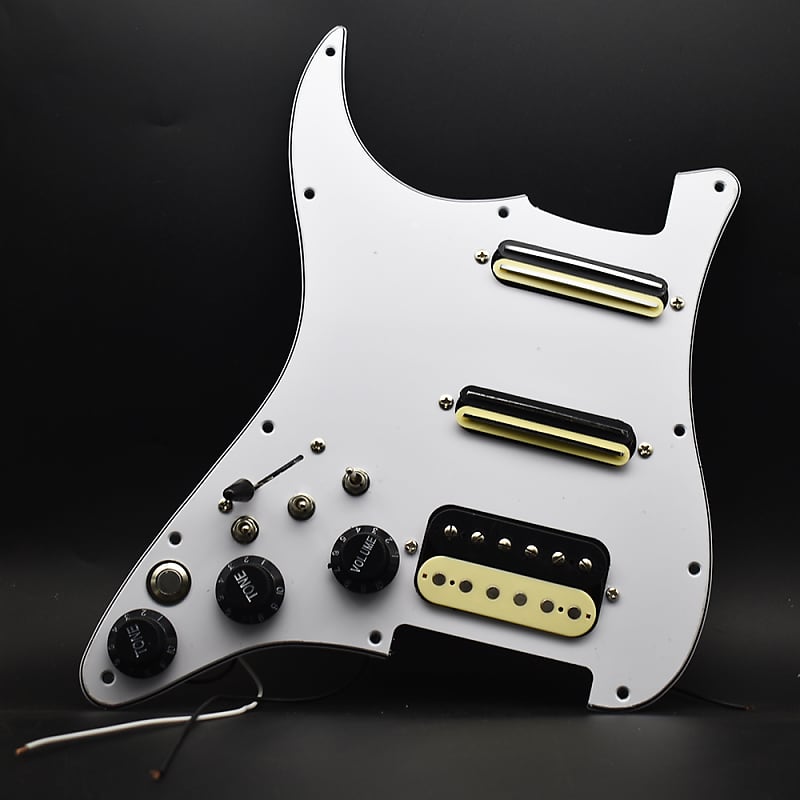 White Left Handed Strat Stratocaster Guitar Loaded Prewired | Reverb