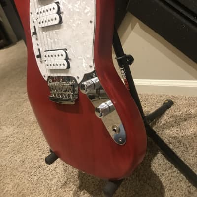 Warmoth Mustang Duo-Sonic 2015 Satin Red | Reverb