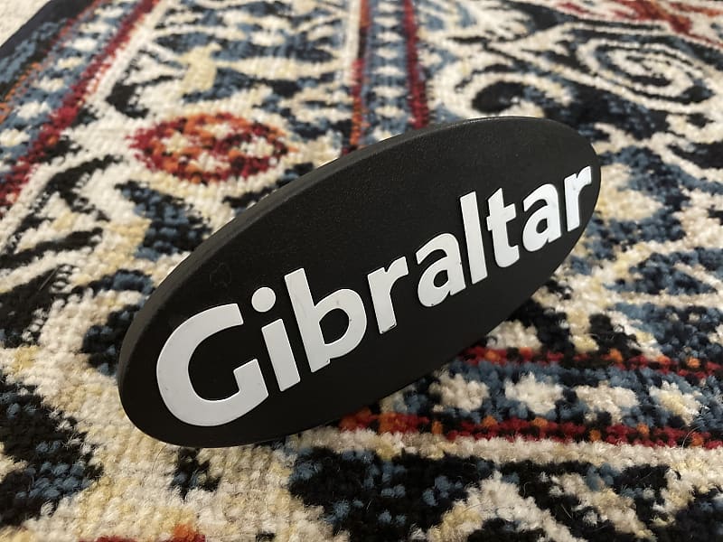 gibraltar drum rack face plate clip on logo | Reverb