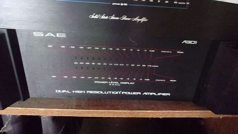 Nice Vintage SAE Dual High Resolution Power Amp model A301 | Reverb
