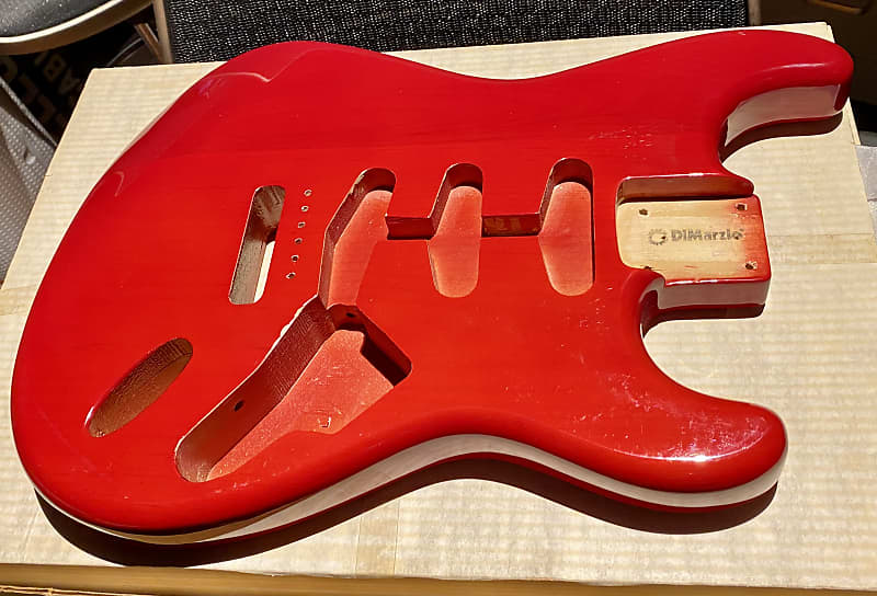 1980s Nos Dimarzio Strat Style Guitar Body Charvel Boogie Reverb
