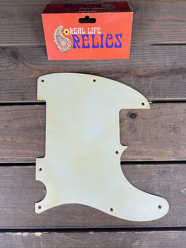 Real Life Relics Aged Mint Esquire Telecaster® Pickguard 1 | Reverb