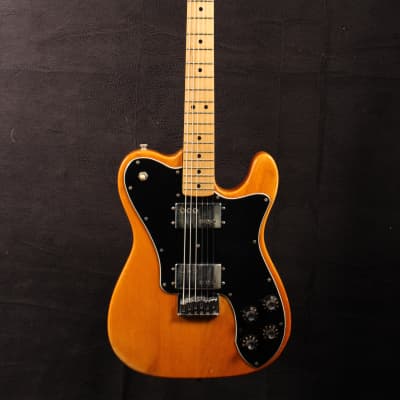 Fender Telecaster Deluxe With Factory Tremelo 1974 Black | Reverb