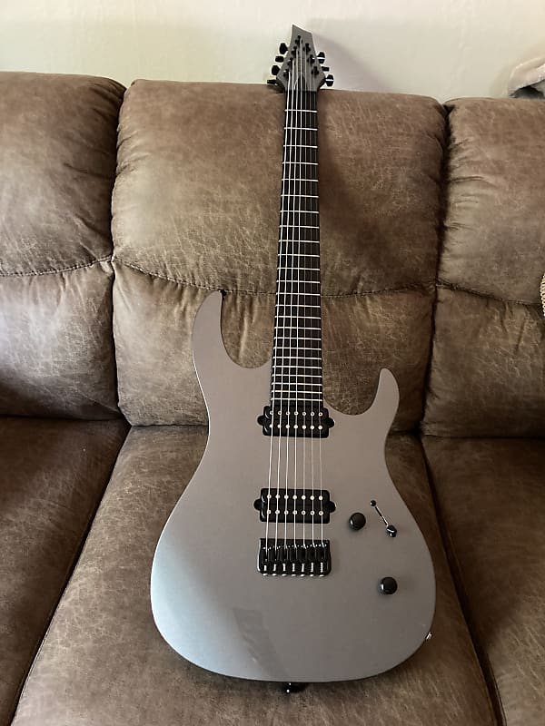 Kiesel DC7x DC700 DC 7 String 2023 - Gunmetal gray | Reverb Australia