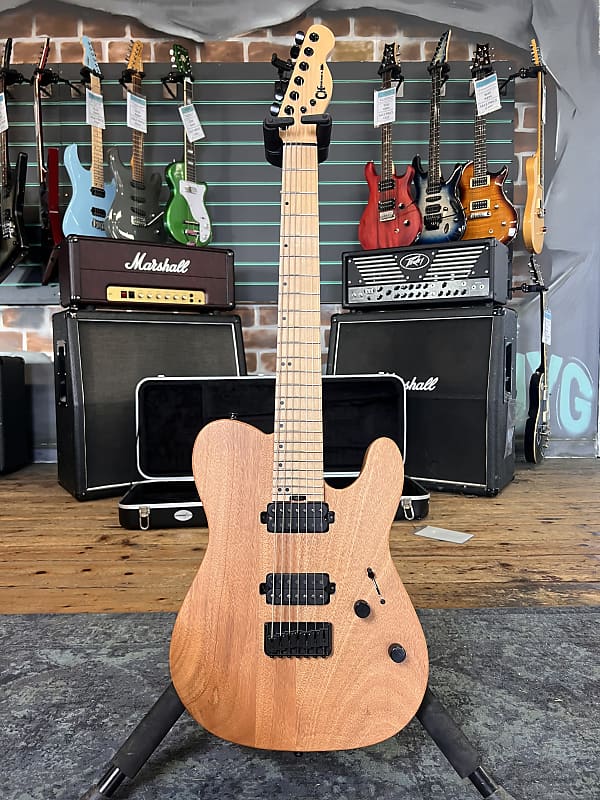 Charvel Pro-Mod San Dimas Style 2-7 HH HT Natural Okoume 7 | Reverb