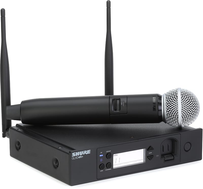 Shure GLXD24+/SM58 Digital Wireless Rack System with SM58 | Reverb