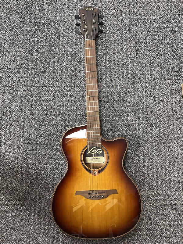 Lag T118 ASCE-BRS - Sunburst | Reverb UK