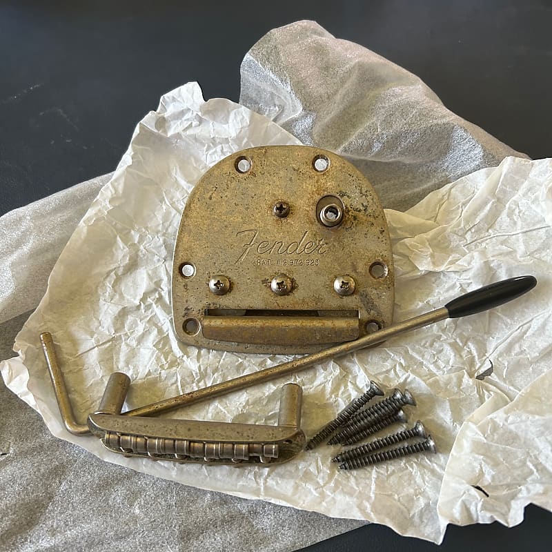 Fender Jazzmaster/ Jaguar Tremolo Assembly and Bridge Heavy | Reverb