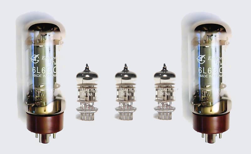 6L6 & 12AX7/ECC83 Valve kit for Fender Blues Deluxe Guitar | Reverb UK