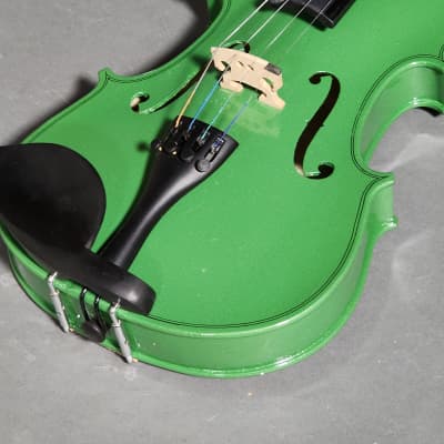 No Name 4/4 Metallic Green Violin 2020's - with Case and Bow | Reverb