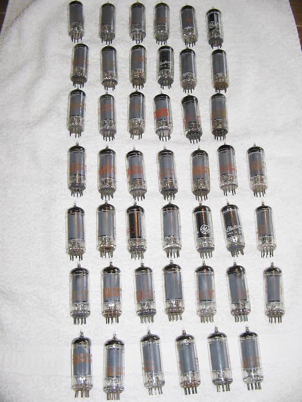 Lot of 45 Vintage RCA 6197 Pentode Tubes 1960's | Reverb