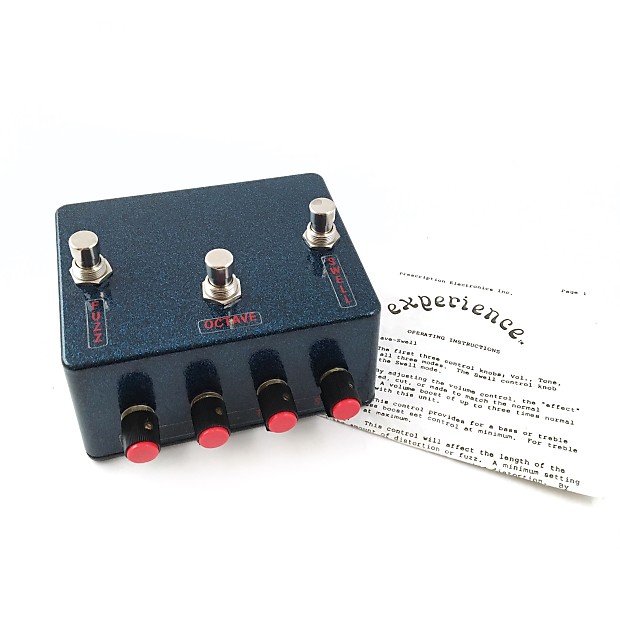 Prescription Electronics Experience Fuzz Octave Swell Pedal | Reverb