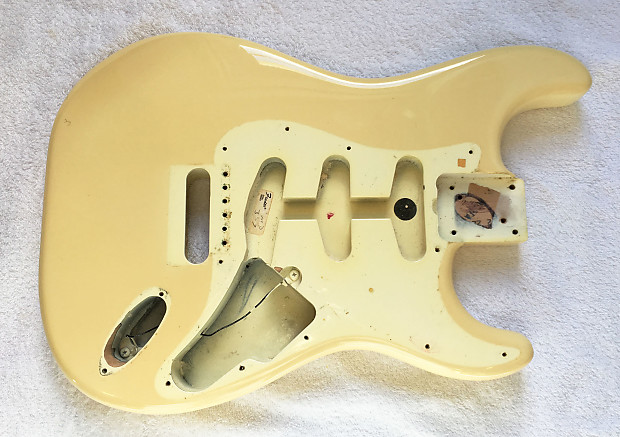 1980, 1981, 1982 Fender "The Strat" white guitar body, | Reverb UK