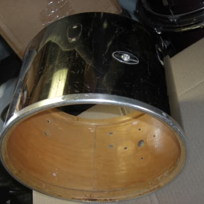 1970s Ludwig 13x9 Rack Tom Shell (3-ply) Black Diamond Pearl | Reverb