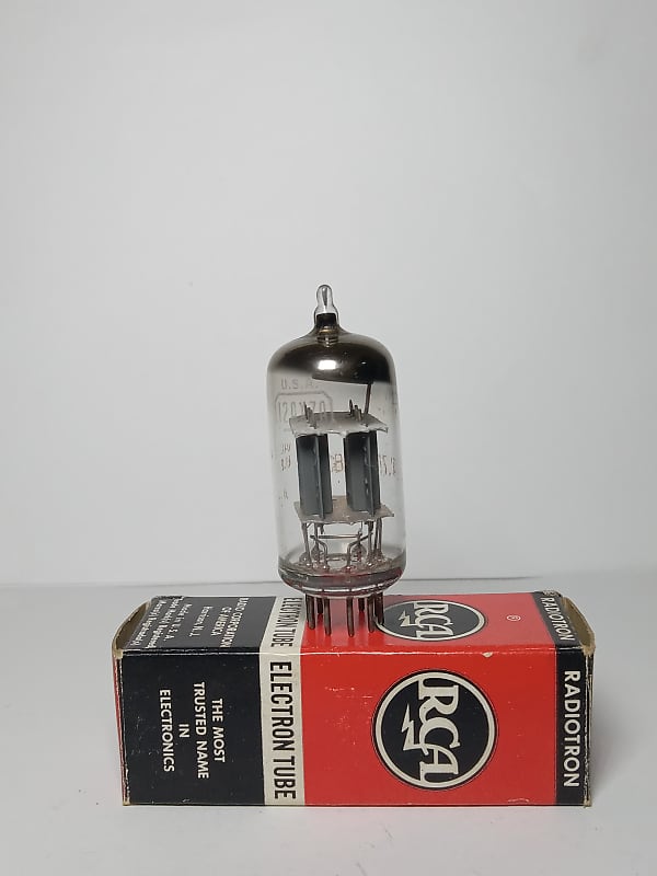 RCA 12AX7A LONG GREY PLATES Maxi Preamp Tested | Reverb