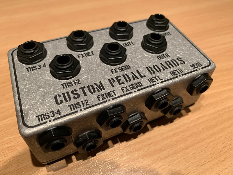 Custom Pedal Boards 7 - Gang Patch Box 2022 - Aluminium | Reverb UK