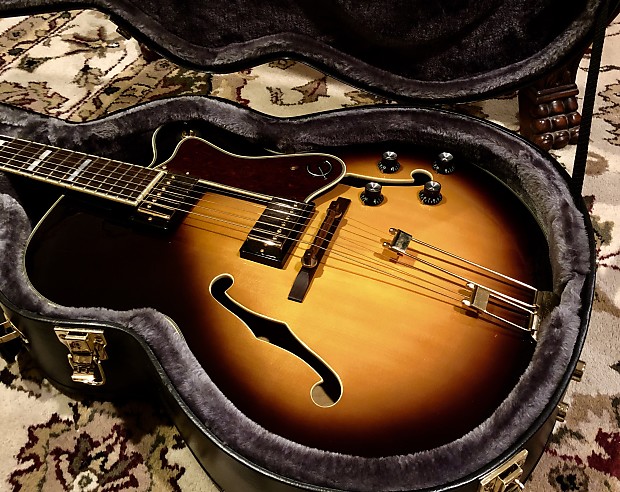 SUPER RARE!! PEERLESS! EPIPHONE BROADWAY ARCHTOP SUNBURST | Reverb