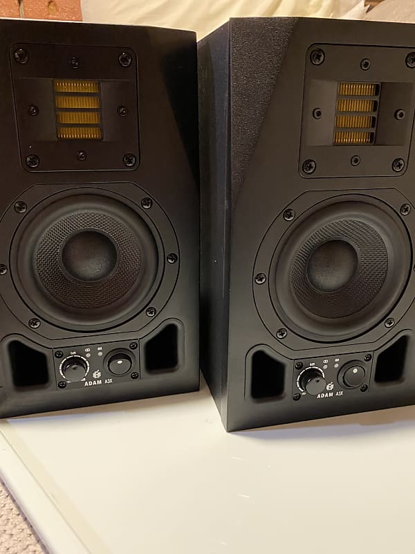 ADAM Audio A3X Active Nearfield Monitors (Pair) 2010s - Black | Reverb